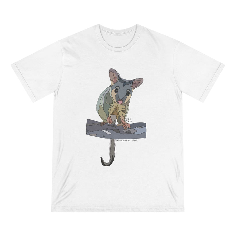 Common Brushtail Possum | Organic Staple T-shirt – Wild Faces